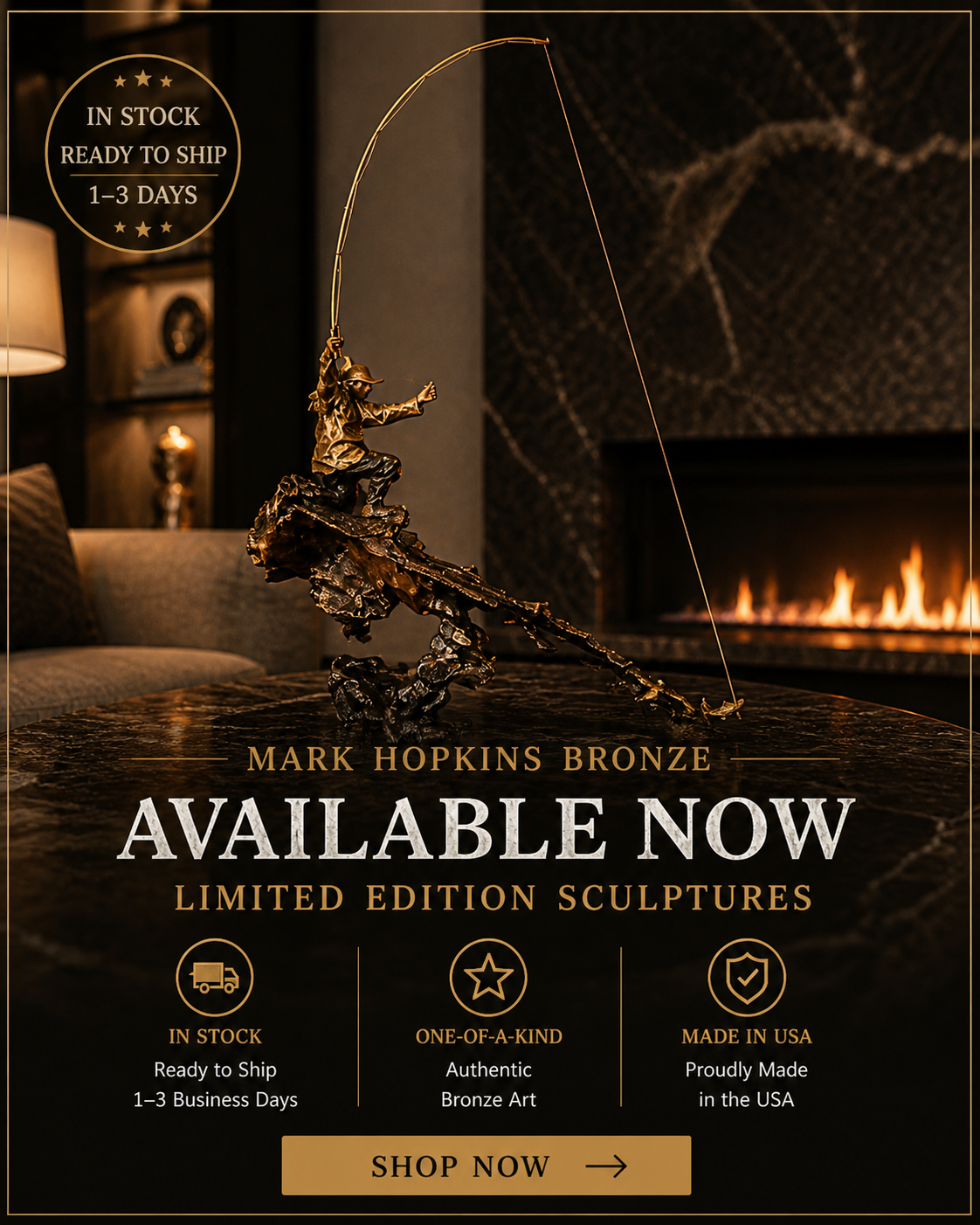 In Stock - Mark Hopkins Sculptures – Mountain Traditions